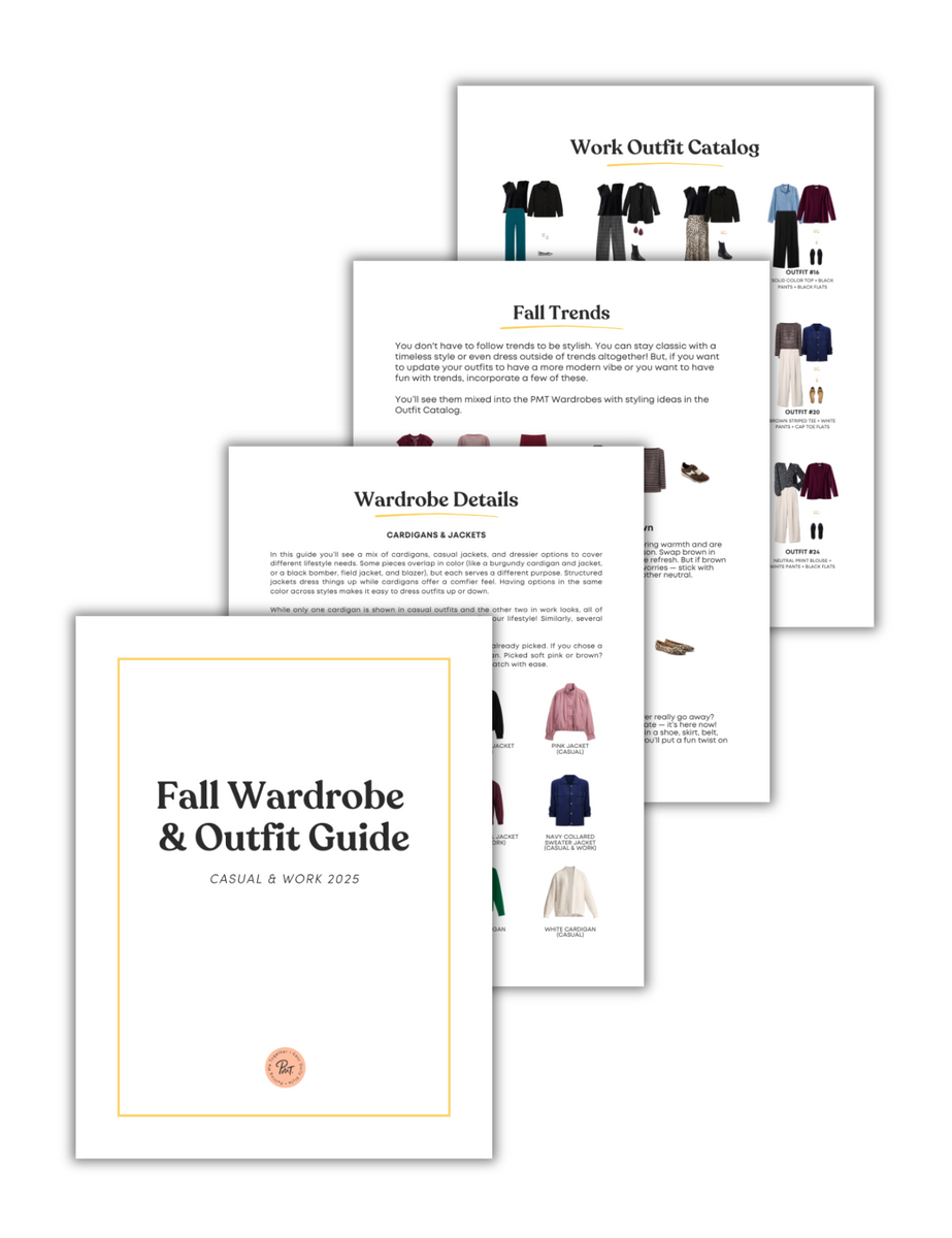 Fall Wardrobe & Outfit Guide 2025 (Casual & Work 2-in-1) – Putting Me ...
