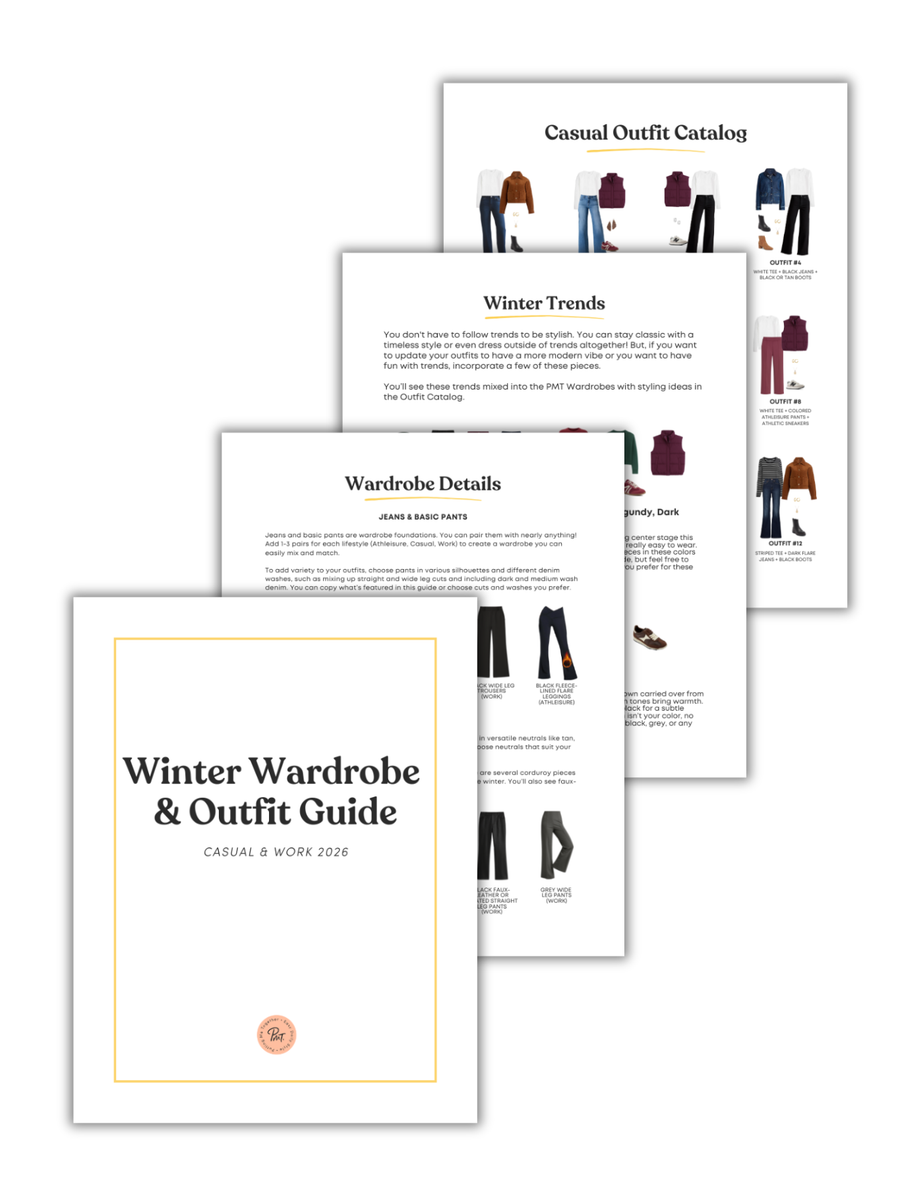Winter Wardrobe & Outfit Guide 2026 (Casual & Work 2-in-1) – Putting Me ...